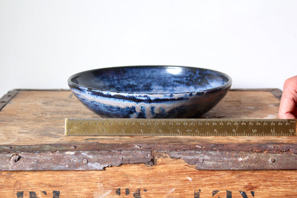 Indigo Serving Bowl - Illyria Pottery